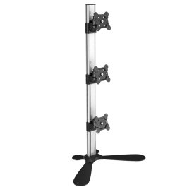 SturdyScreen Triple Monitor Adjustable Pivot Freestanding Mount